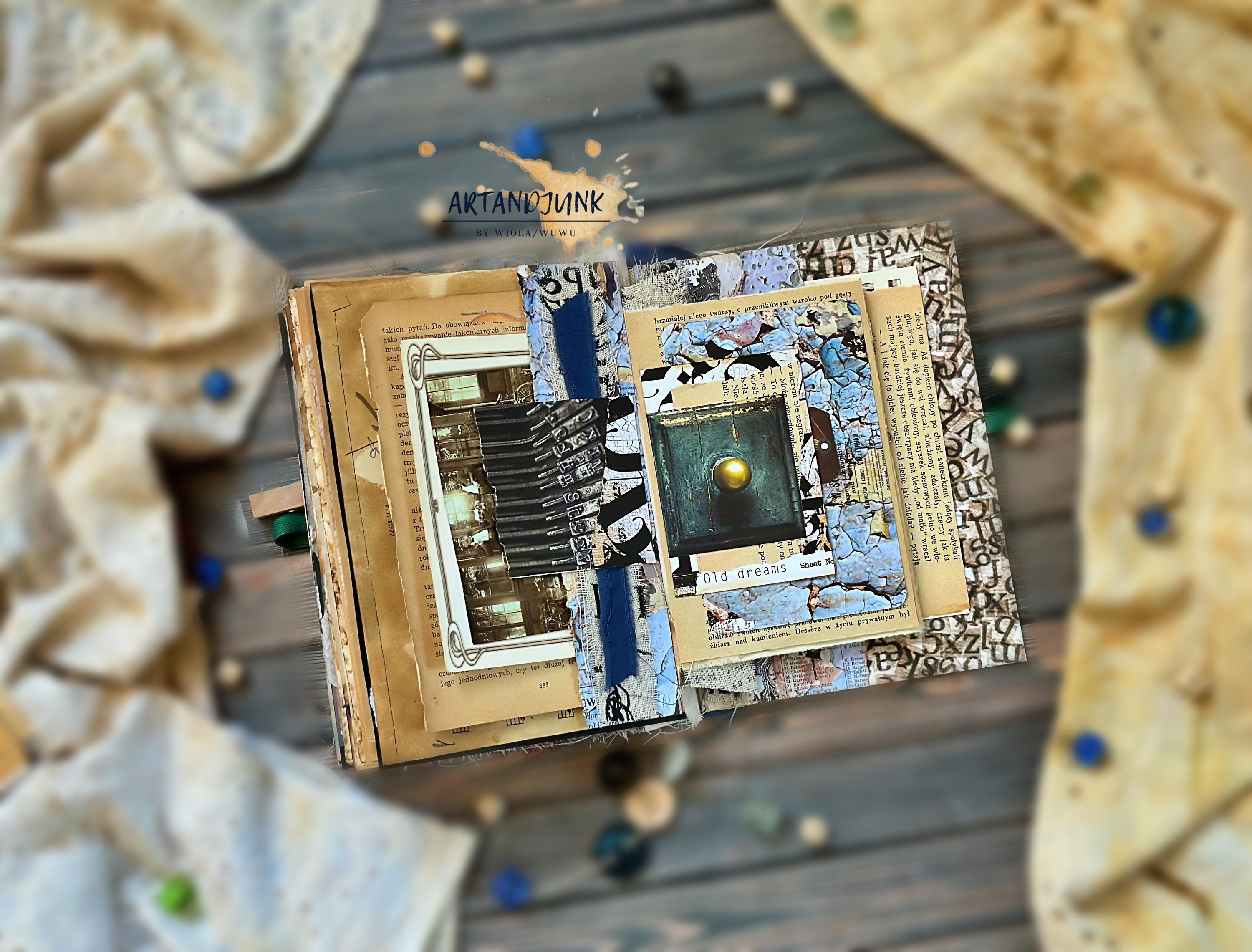 Vintage Junk Journal Old Book Pages Journal Handmade Junk Journal - Etsy