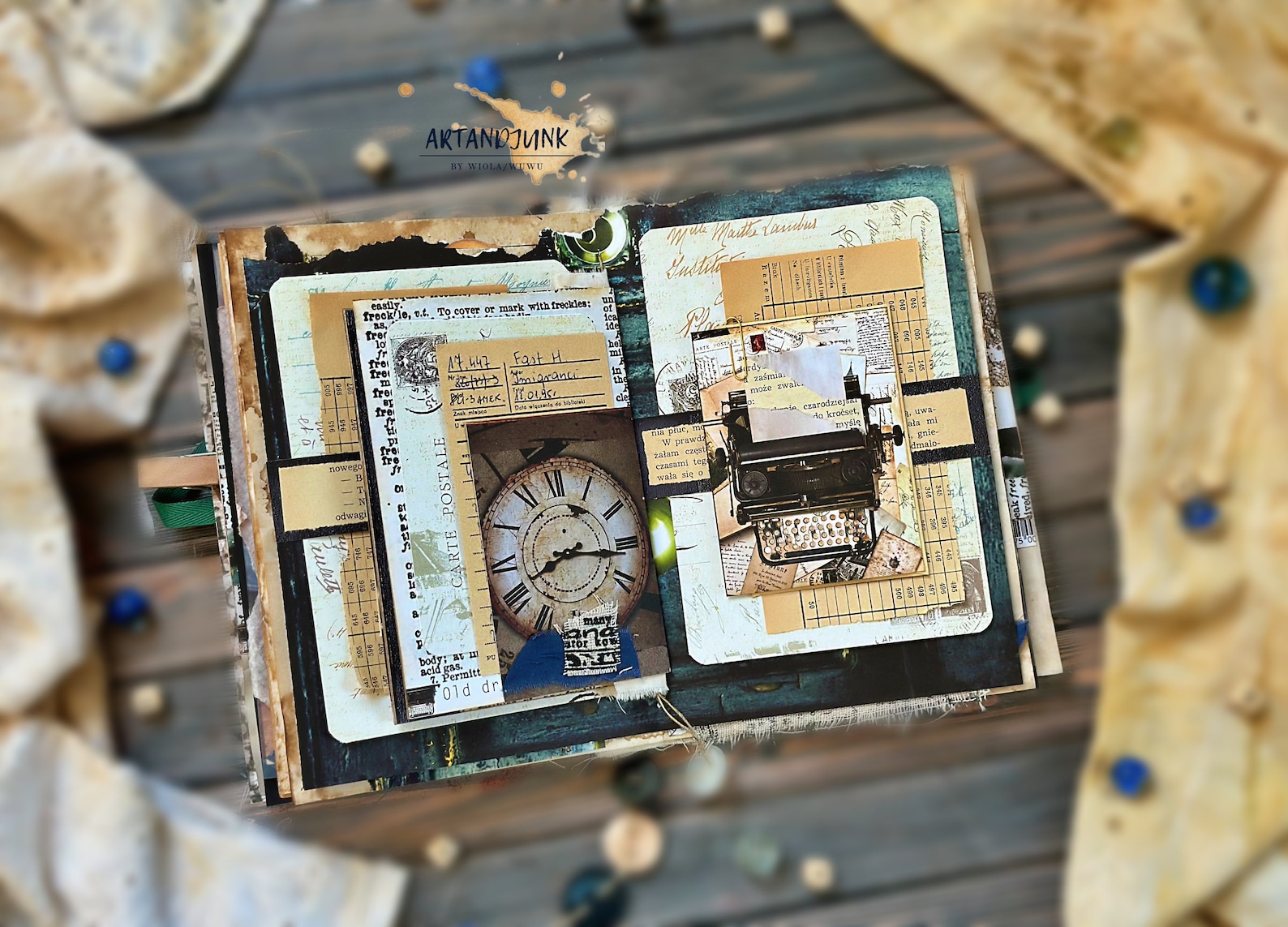 Vintage Junk Journal; Old Book Pages Journal; Handmade Junk Journal - Etsy
