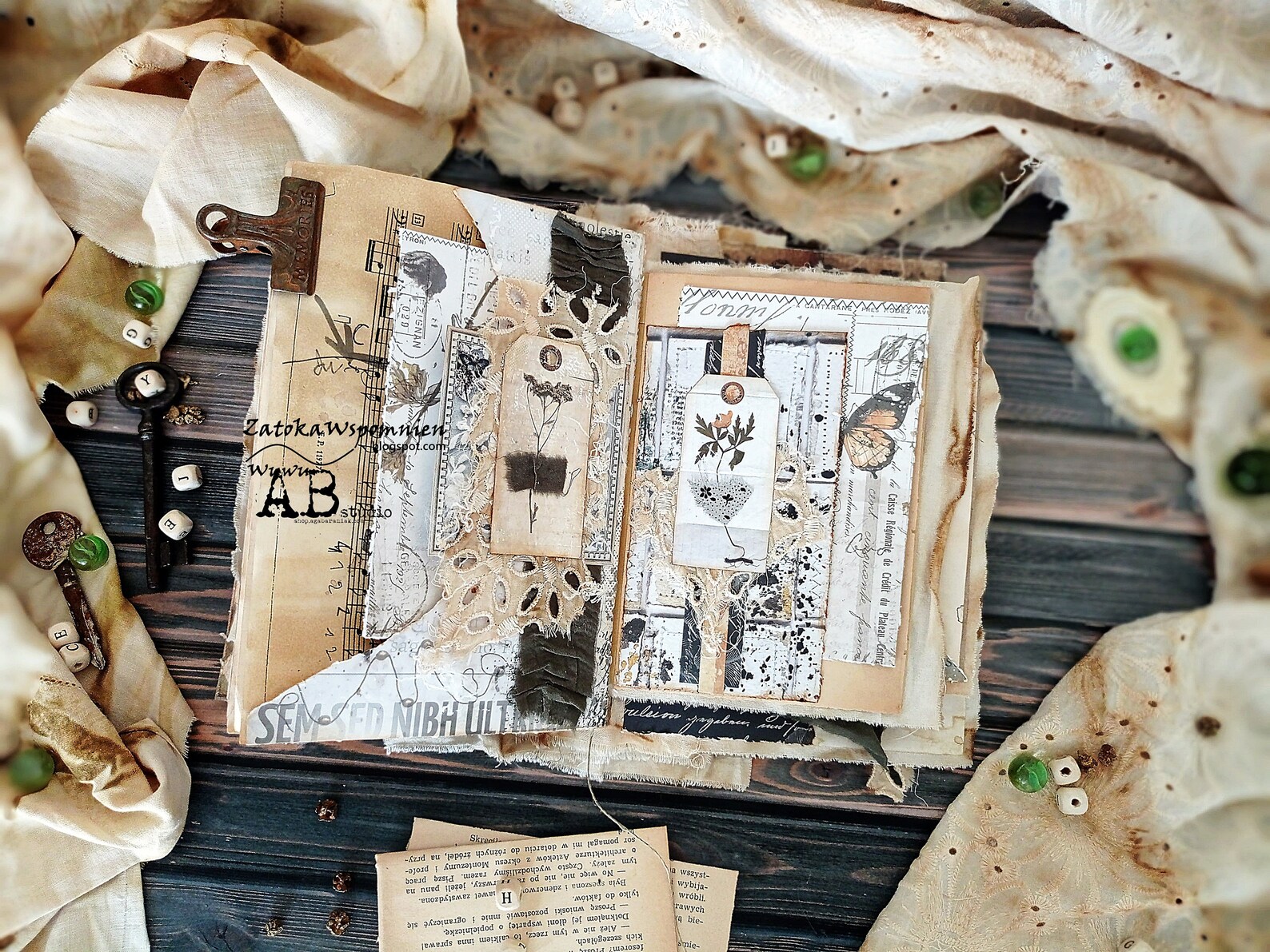 Online Workshop With KIT Junk Journal Junk Journal Online Classes With ...