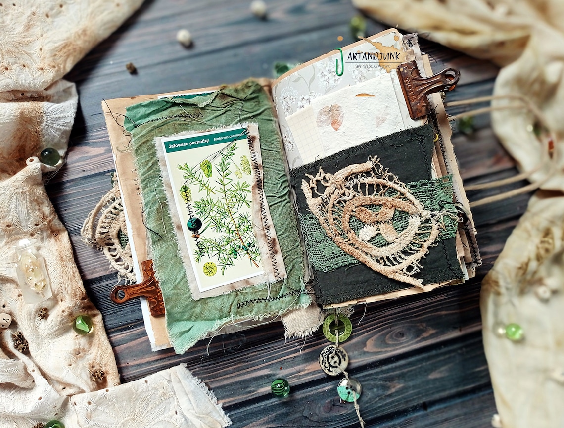 Plants Junk Journal Botanical Journal Botanical Book - Etsy