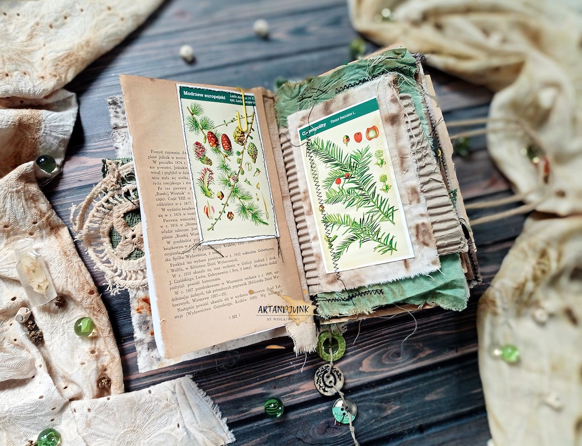 Plants Junk Journal Botanical Journal Botanical Book - Etsy
