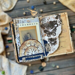 Vintage Junk Journal; Old Book Pages Journal; Handmade Junk Journal - Etsy