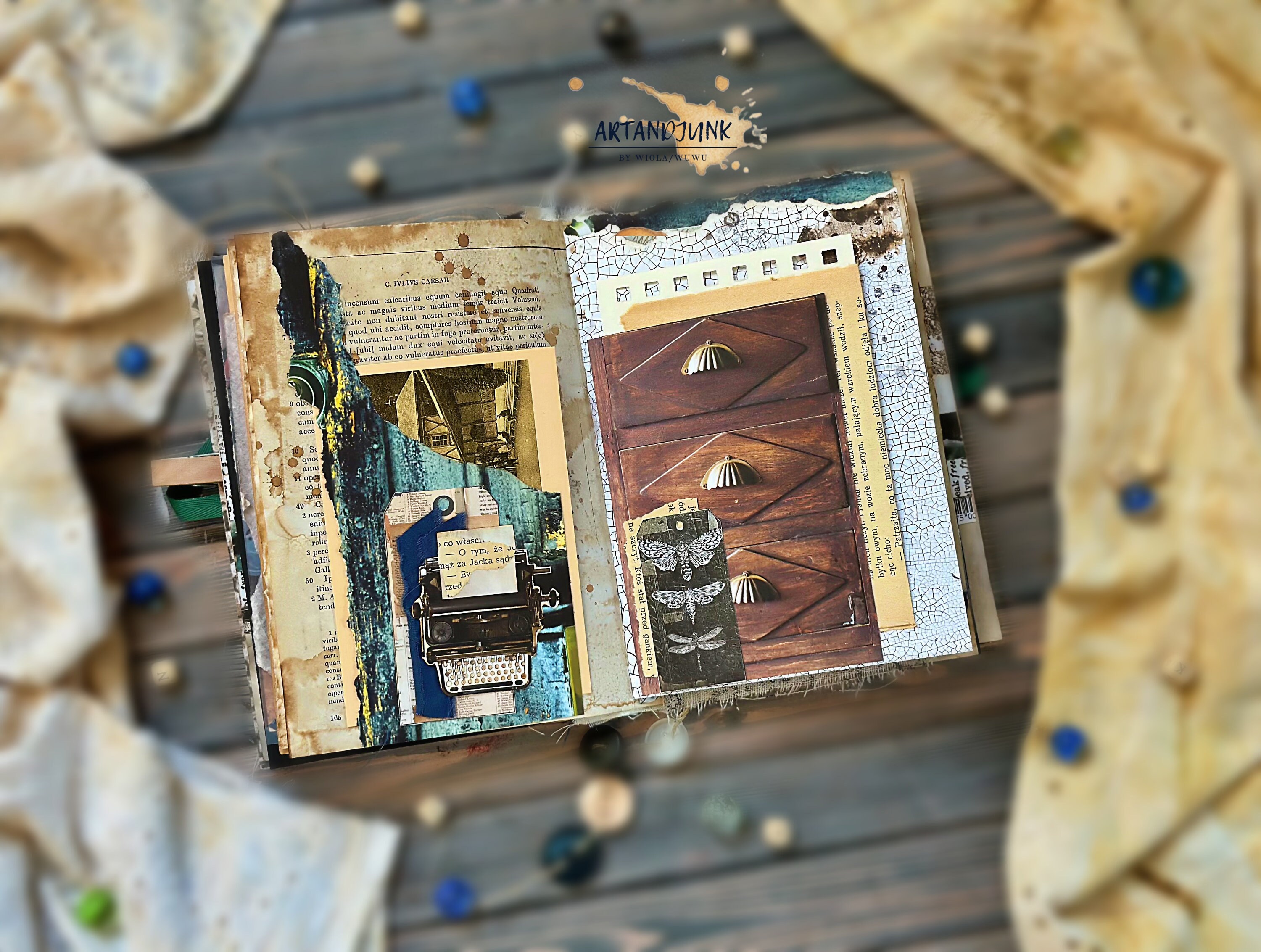 Vintage Junk Journal; Old Book Pages Journal; Handmade Junk Journal - Etsy