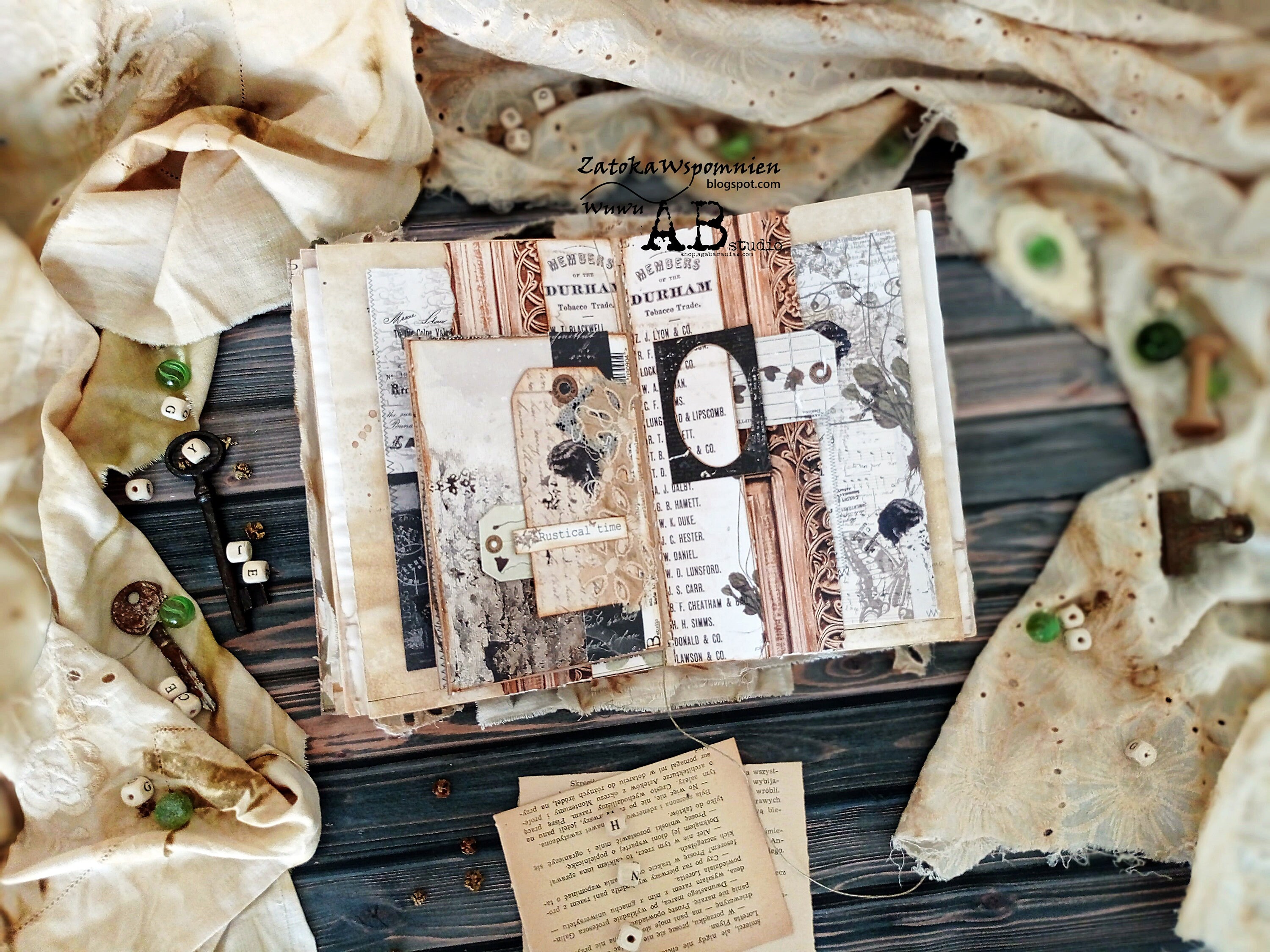 Online Workshop With KIT Junk Journal Junk Journal Online Classes With KIT Vintage Junk Journal ...