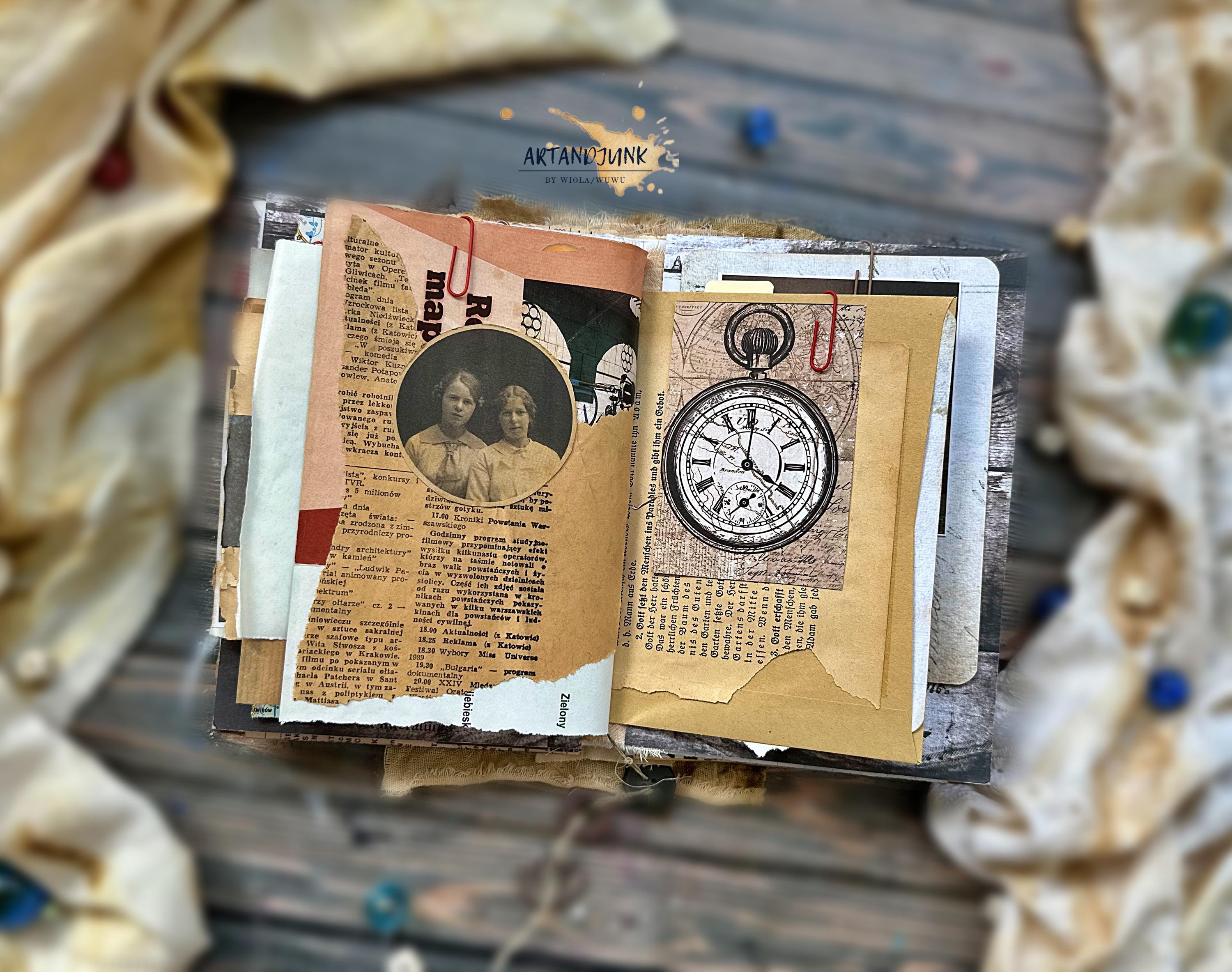 Old Book Pages Journal Vintage Junk Journal Old Book Cover Junk Journal ...