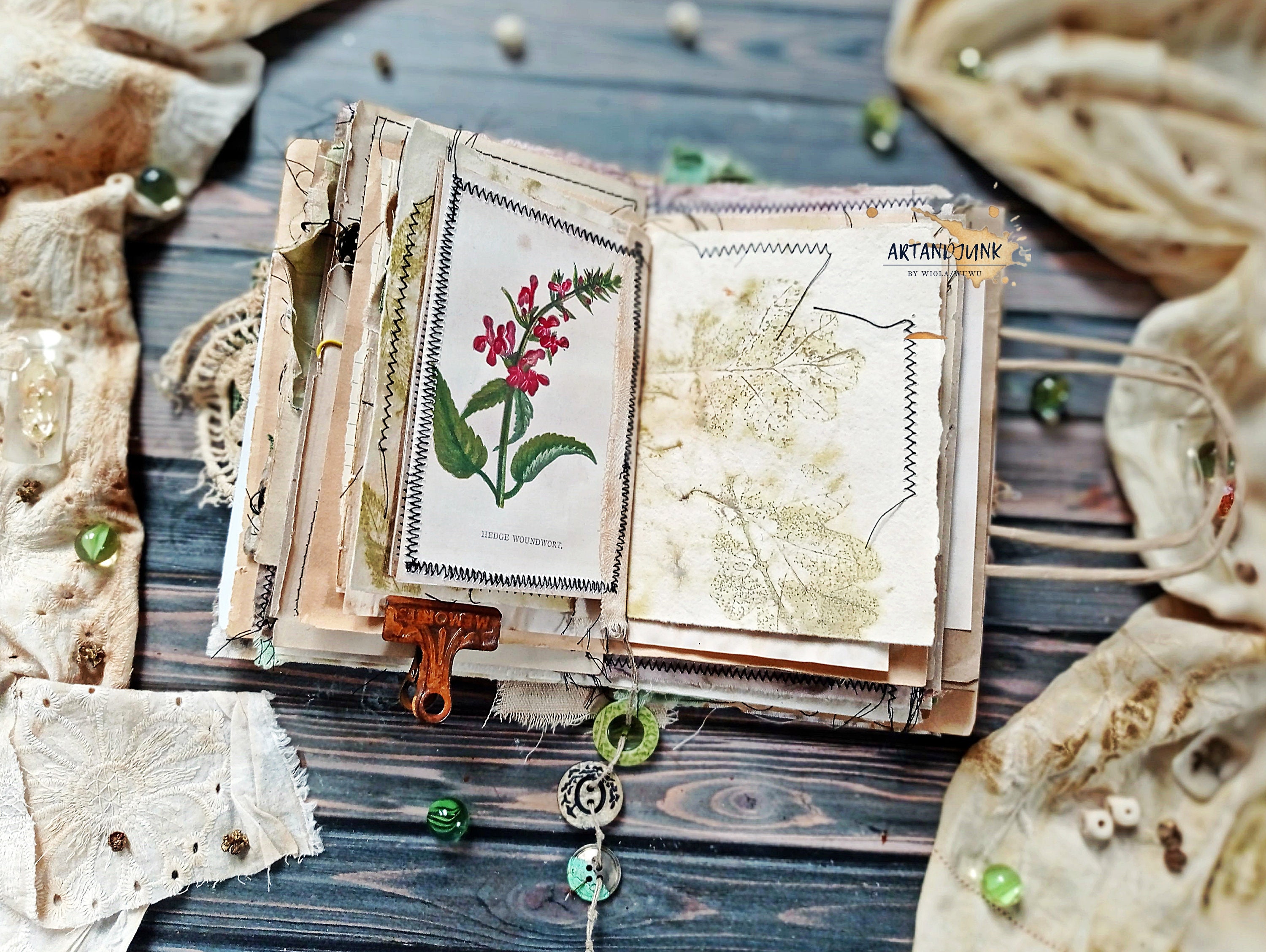 Plants Junk Journal Botanical Journal Botanical Book Nature Journal ...