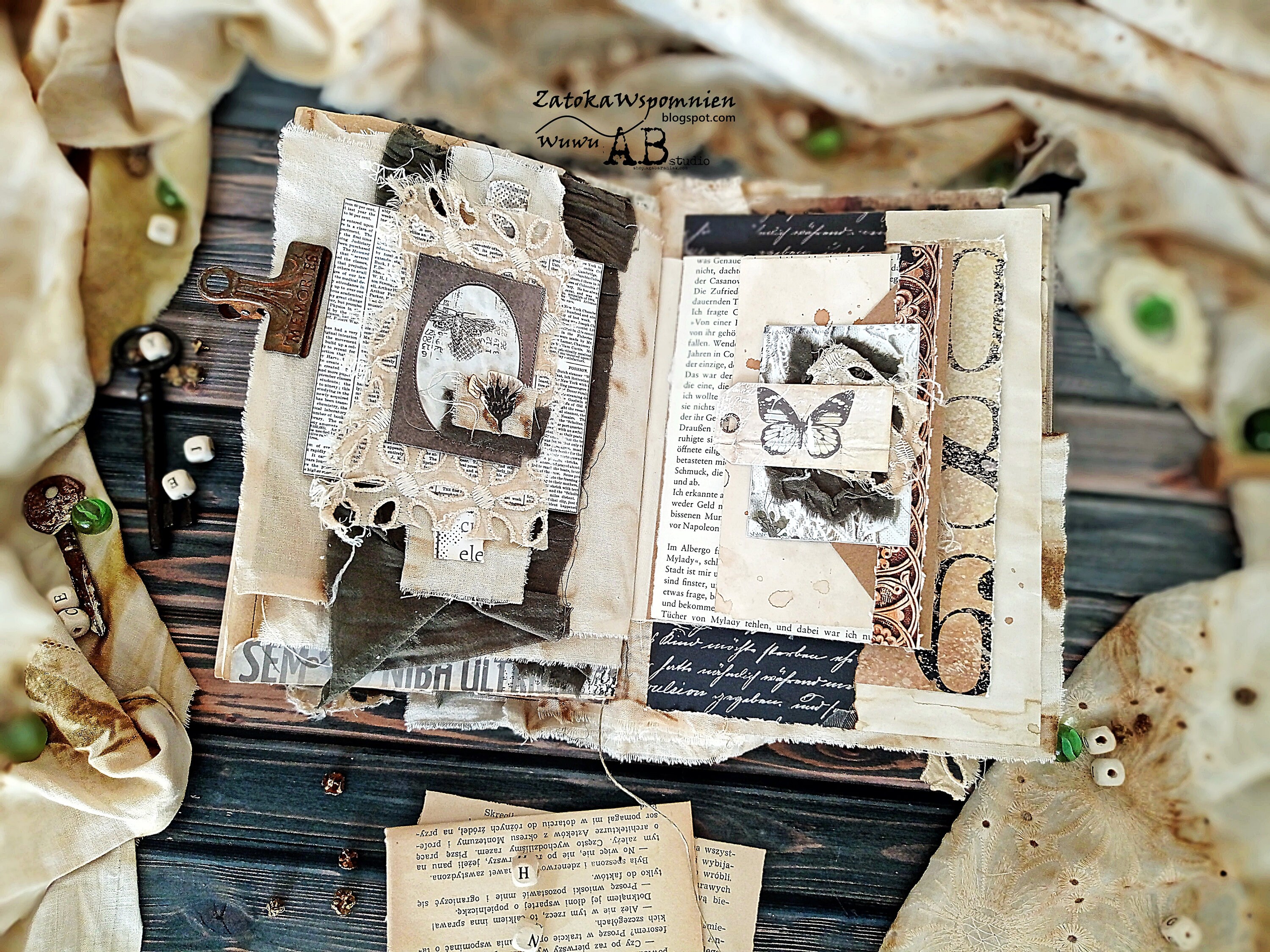 Online Workshop Junk Journal Junk Journal Online Classes Junk Journal ...