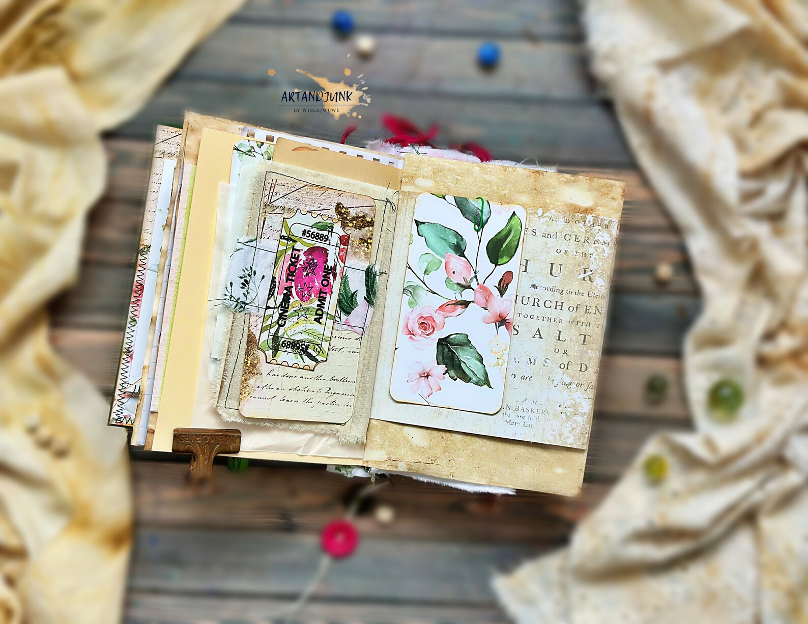 Flower Junk Journal; Nature Junk Journal; Vintage Junk Journal ...