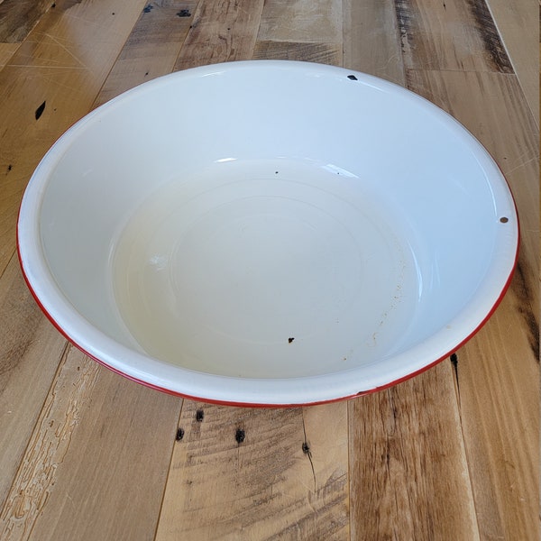 Enamel Wash Basin - Etsy