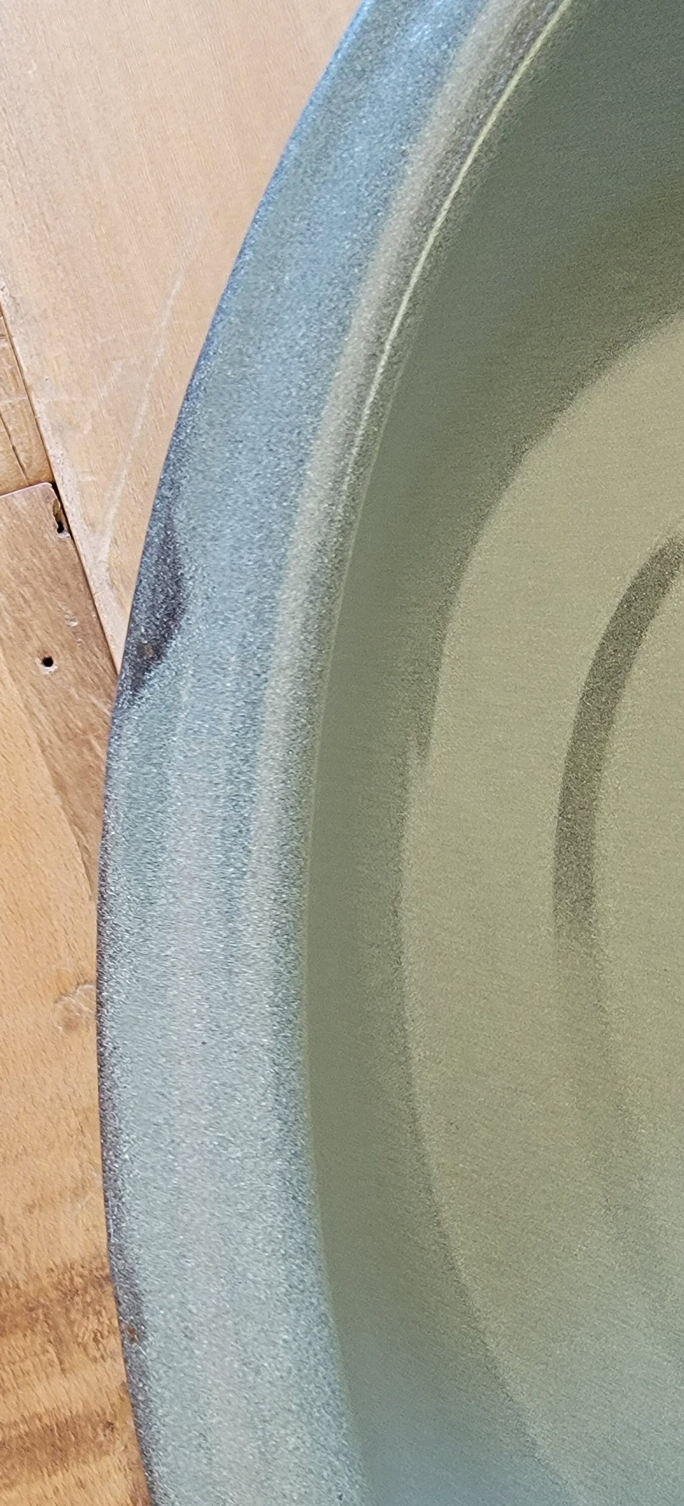 Large Green Speckled Oval Wash Basin - Etsy