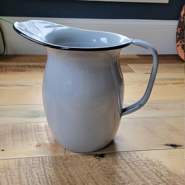 Enamel Pitcher - Etsy