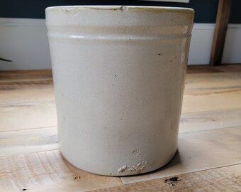 Antique 2 Gallon Crock / 2 Gallon Hawthorn Pottery Crock / Blue Number ...