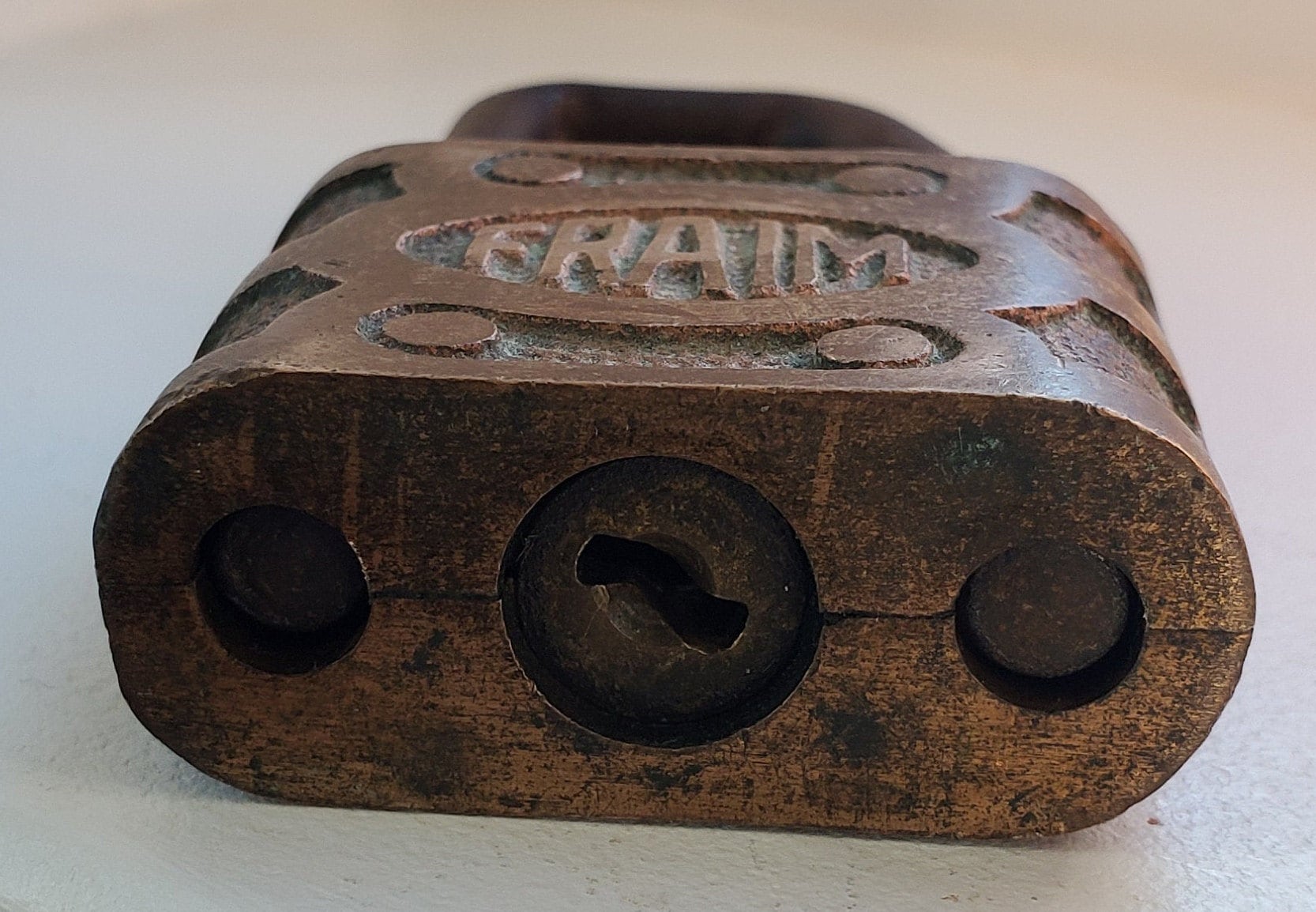 Vintage Fraim Padlock With Original Key - Etsy