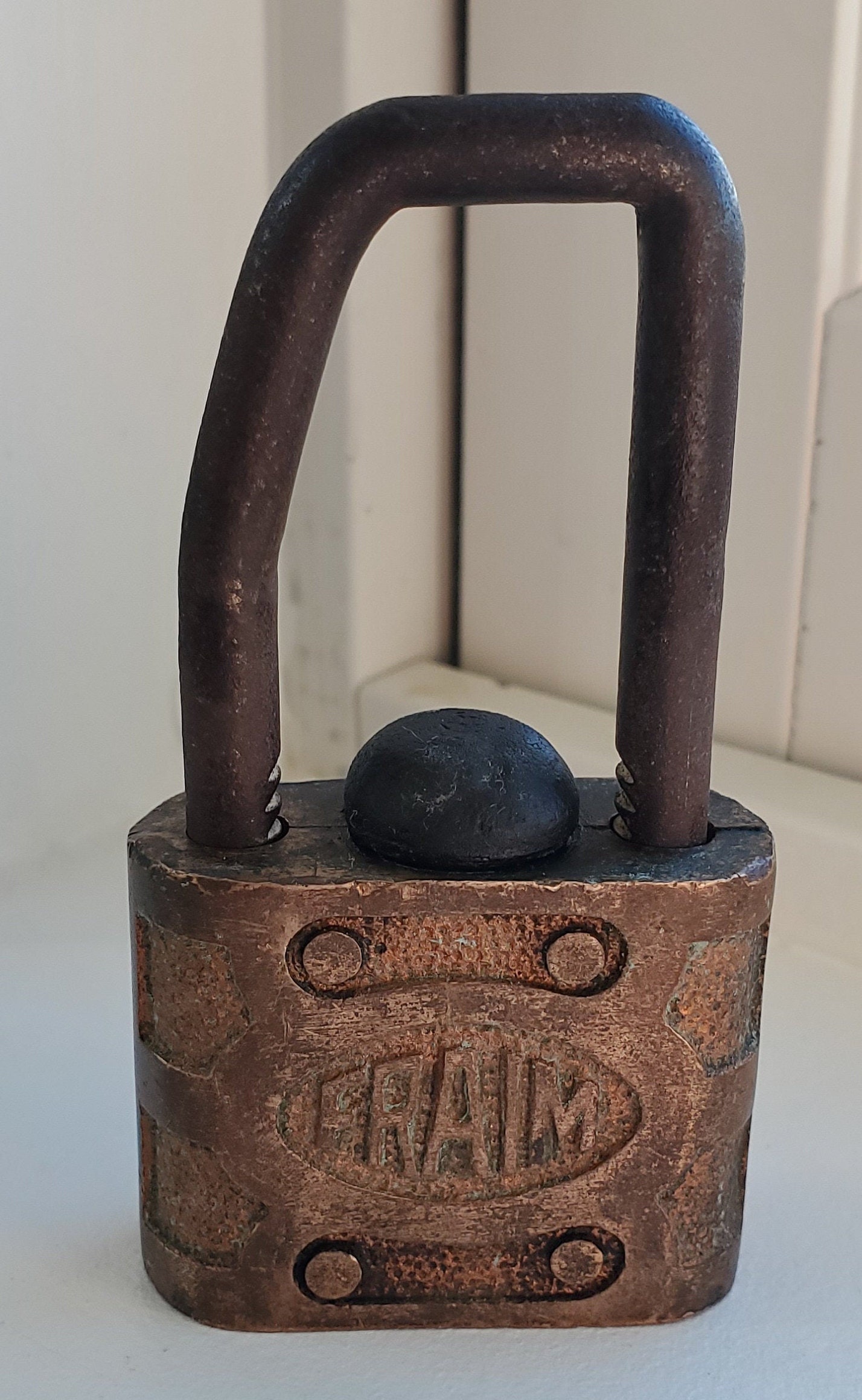 Vintage Fraim Padlock With Original Key - Etsy