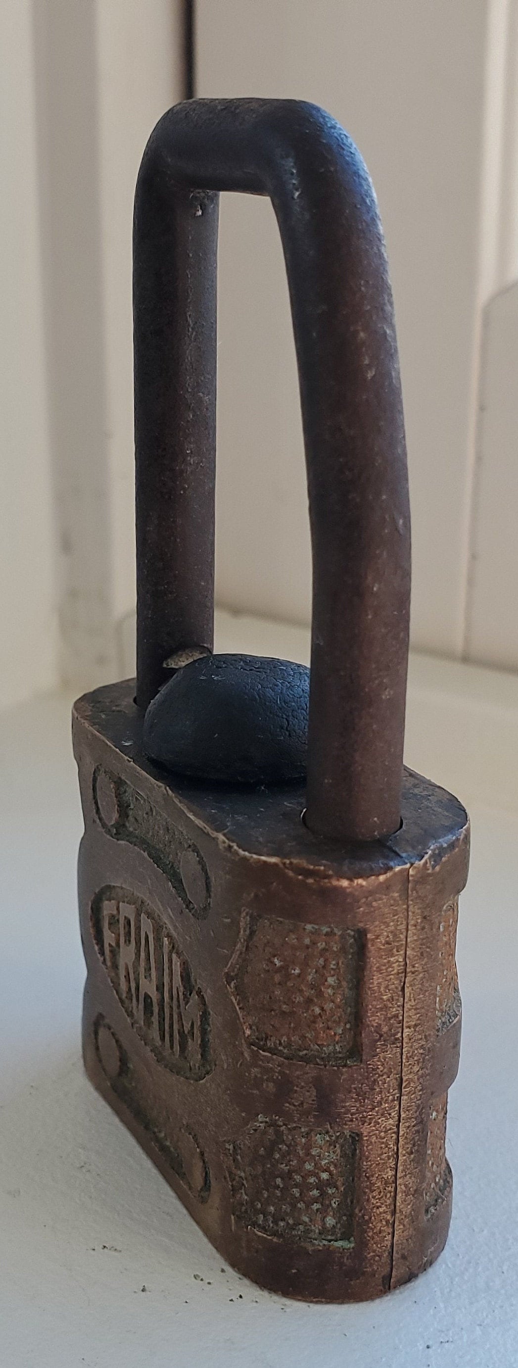Vintage Fraim Padlock With Original Key - Etsy