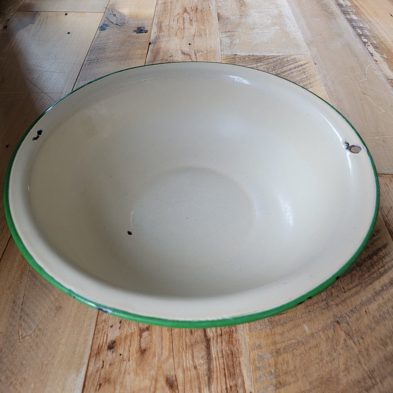 Enamel Bowl - Etsy