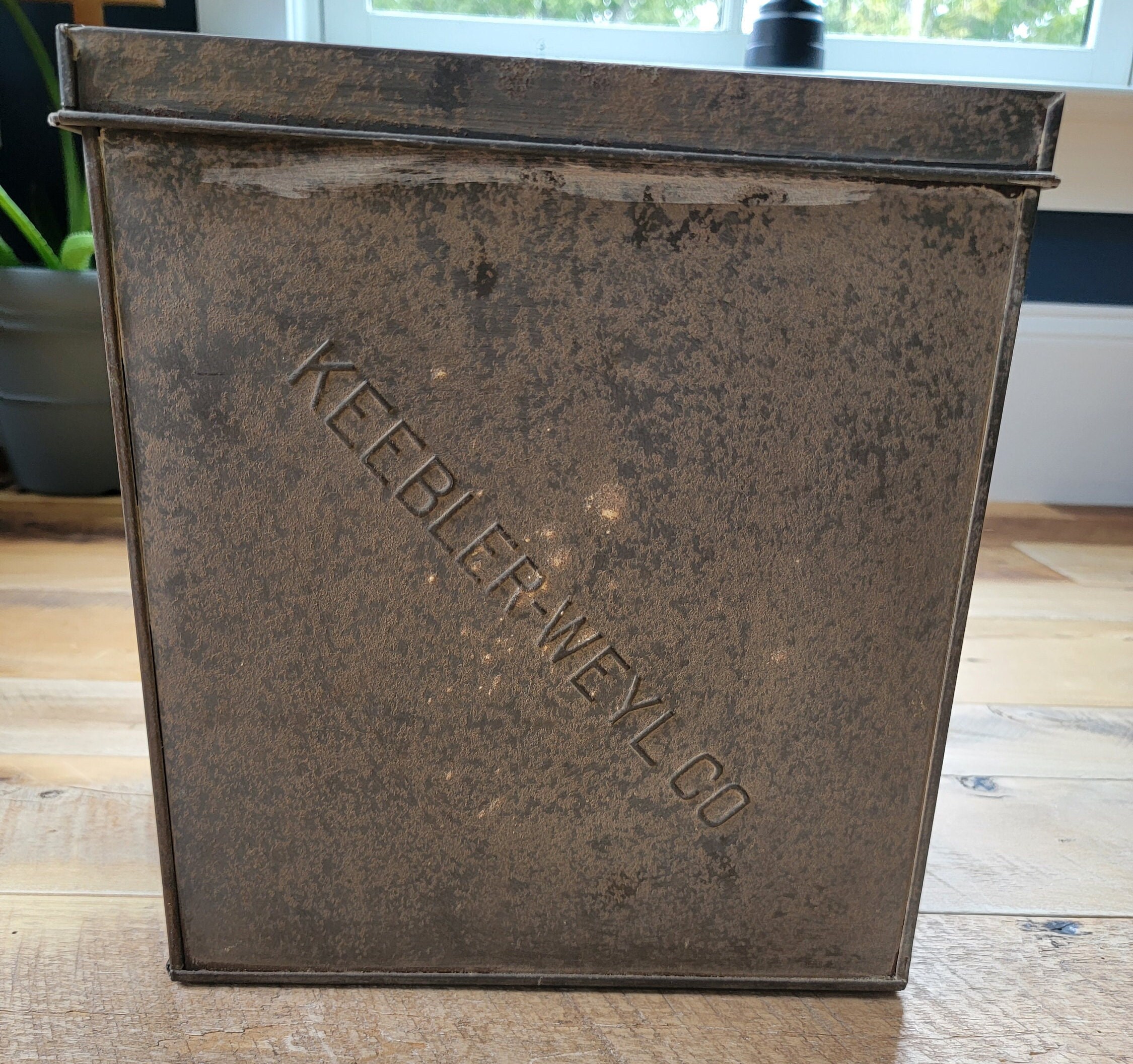 Keebler-weyl Co. Saltine Cracker Tin Box With Glass Window - Etsy