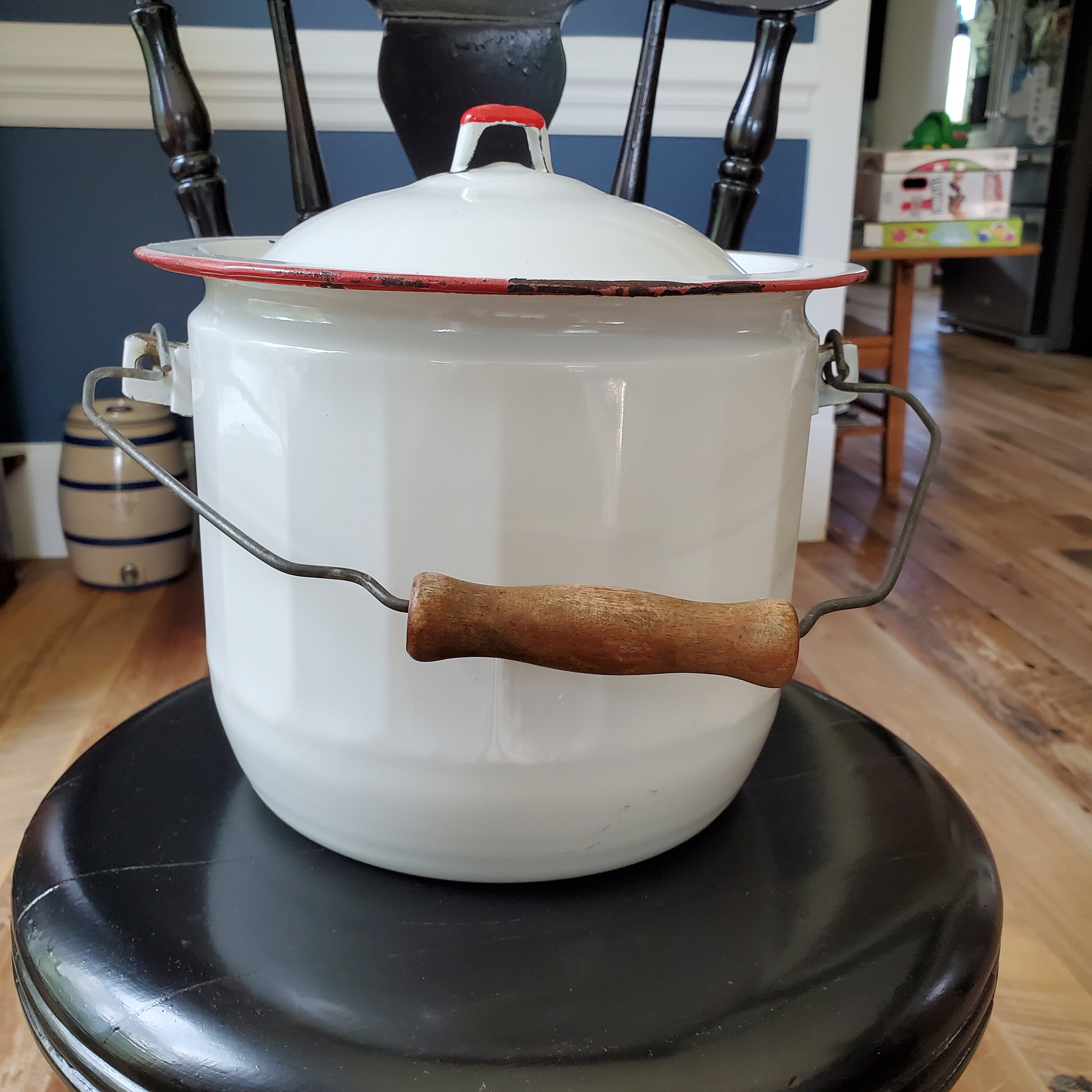 Enamel Porcelain Pot - Etsy