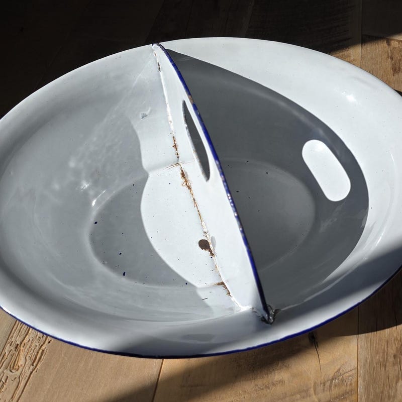 Enamel Wash Basin - Etsy