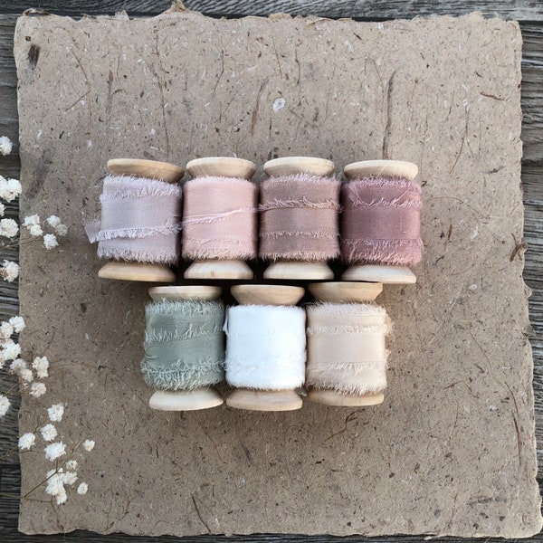 Raw Silk Ribbon - Etsy