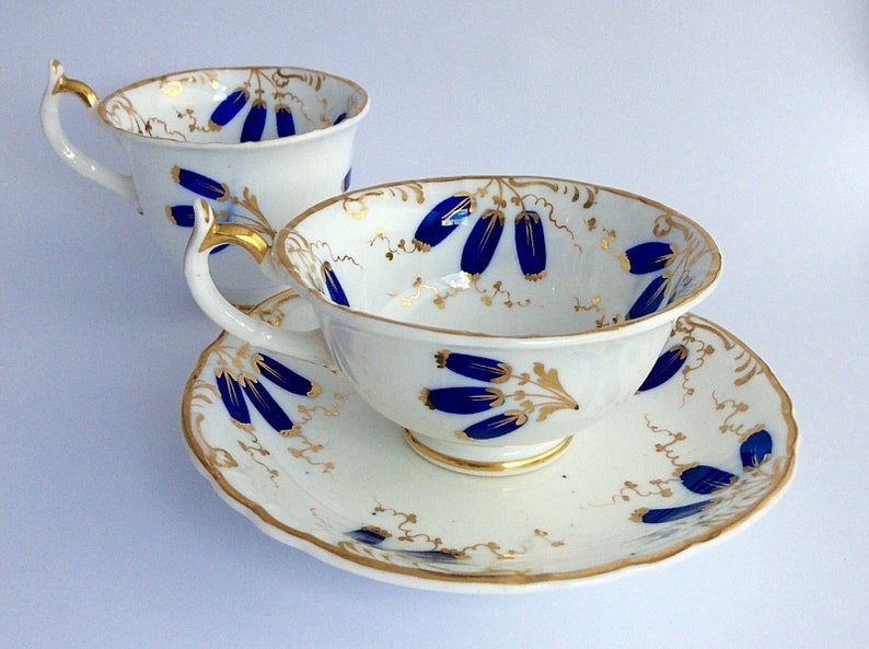 Superb Rockingham Trio C.1830, Puce Griffin Mark, FREE SHIPPING - Etsy UK