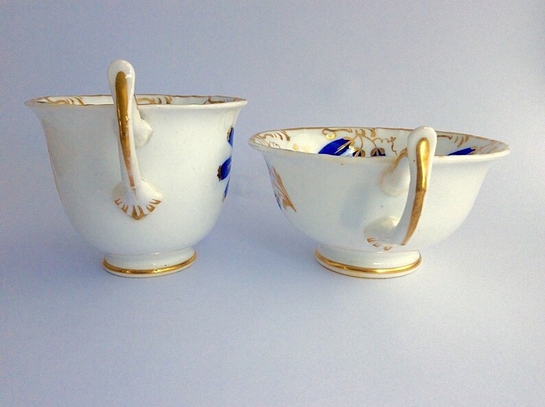 Superb Rockingham Trio C.1830, Puce Griffin Mark, FREE SHIPPING - Etsy UK