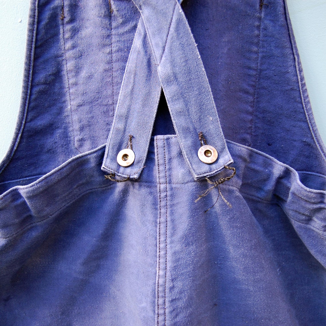 Vintage French Moleskin Cotton Overalls French Dungarees - Etsy