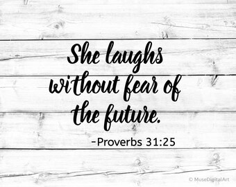 She Laughs Without | Etsy