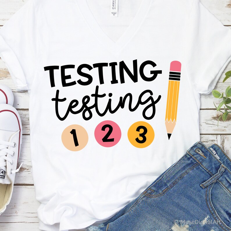 Testing Testing 1 2 3 Test Day Svg Testing Svg Teacher Svg - Etsy Testing Testing 1 2 3 Test Day Svg Testing Svg Teacher Svg - Etsy