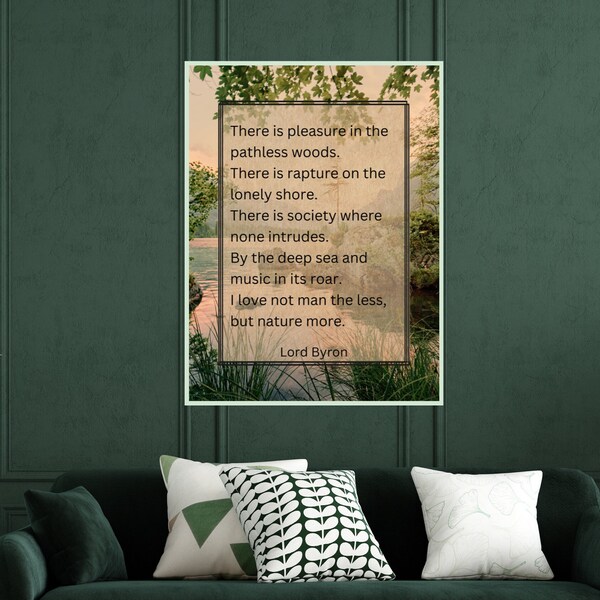 Lord Byron Poetry - Etsy