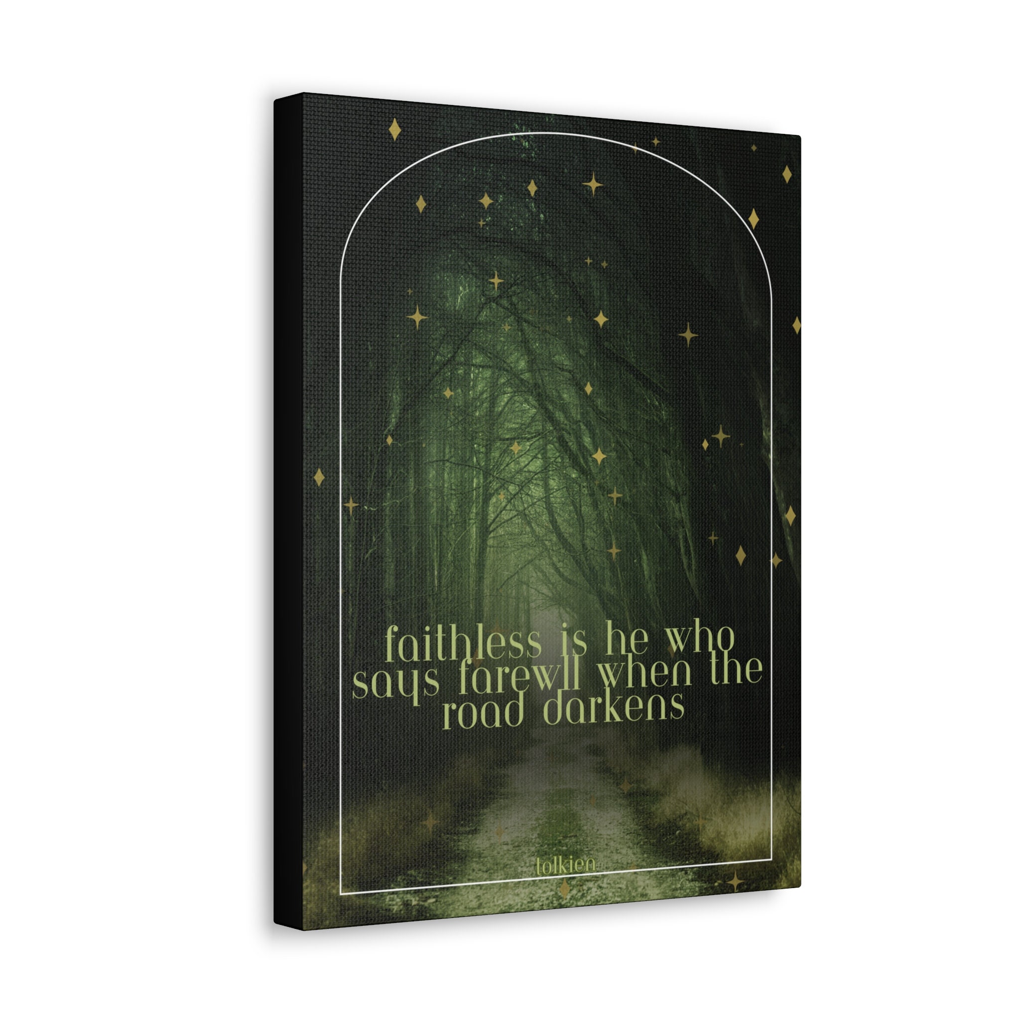 Lord of the Rings Canvas Print Tolkien Quote Wall Art LOTR Print ...