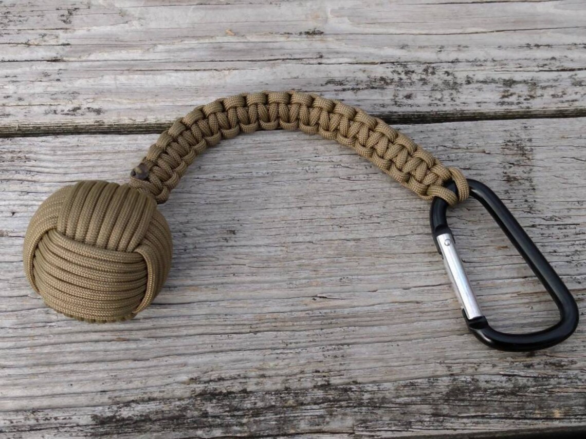 Paracord Monkey Fist With Golf Ball Core 12 Inches Long - Etsy