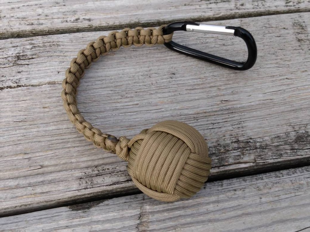 Paracord Monkey Fist With Golf Ball Core 12 Inches Long Paracord ...