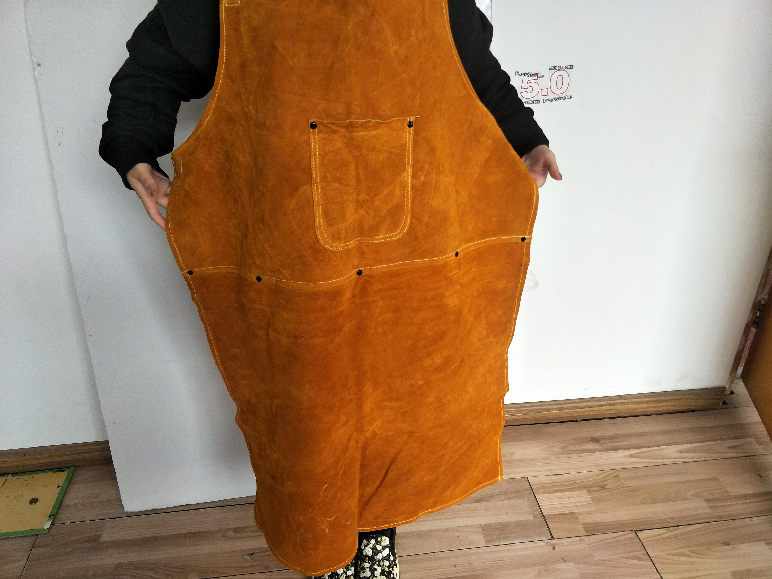 Big & Tall Leather Shop Apron / Safety Apparel for Welding - Etsy