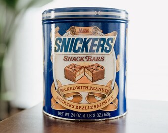 Metal Snickers Tin - Etsy