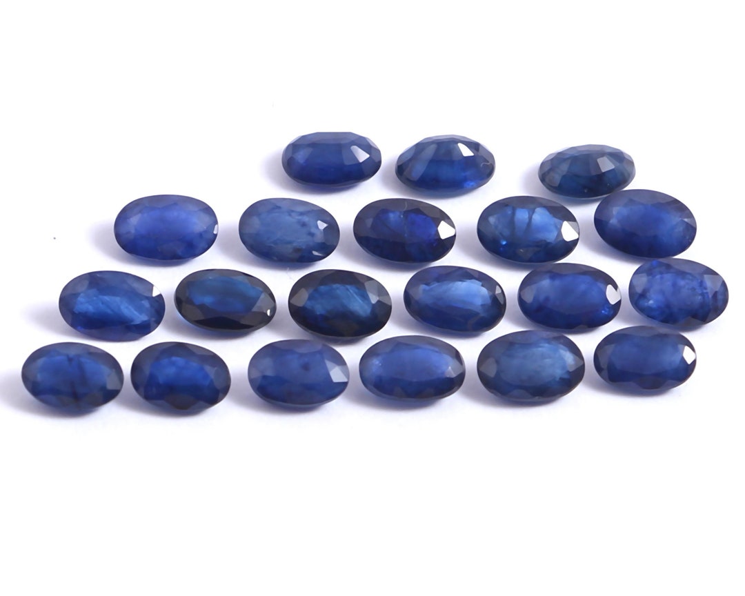 Natural Blue Sapphire Diffusion Faceted, Oval Cut Loose Stones for ...