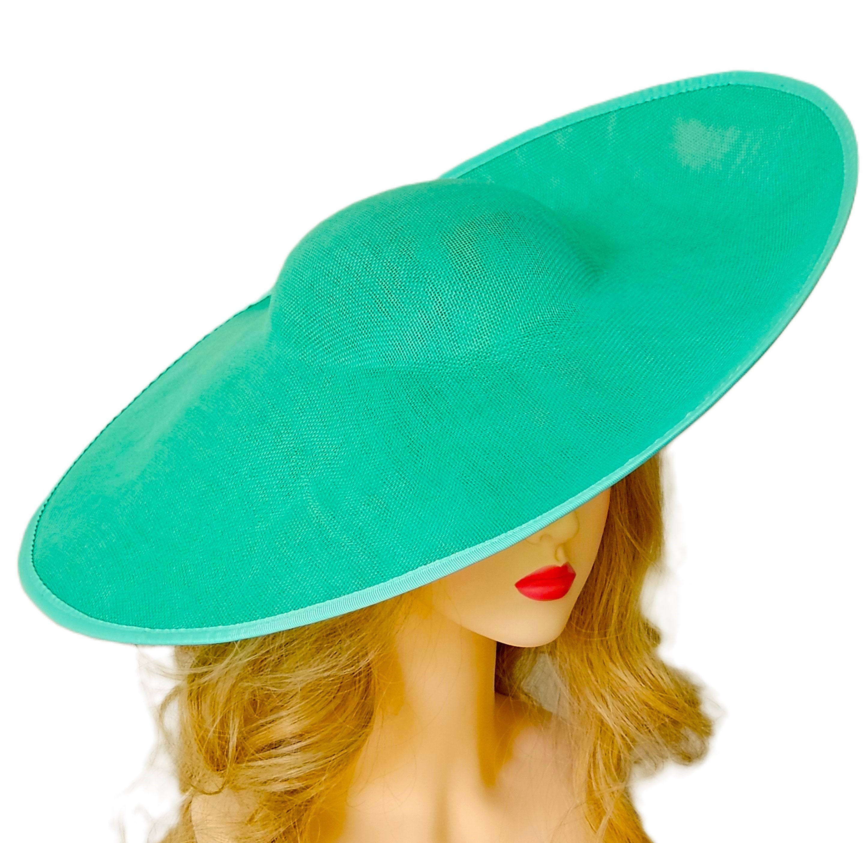 6 COLOURS Extra Large Fascinator BASE Ascot Base Blue Wedding Hat Base ...