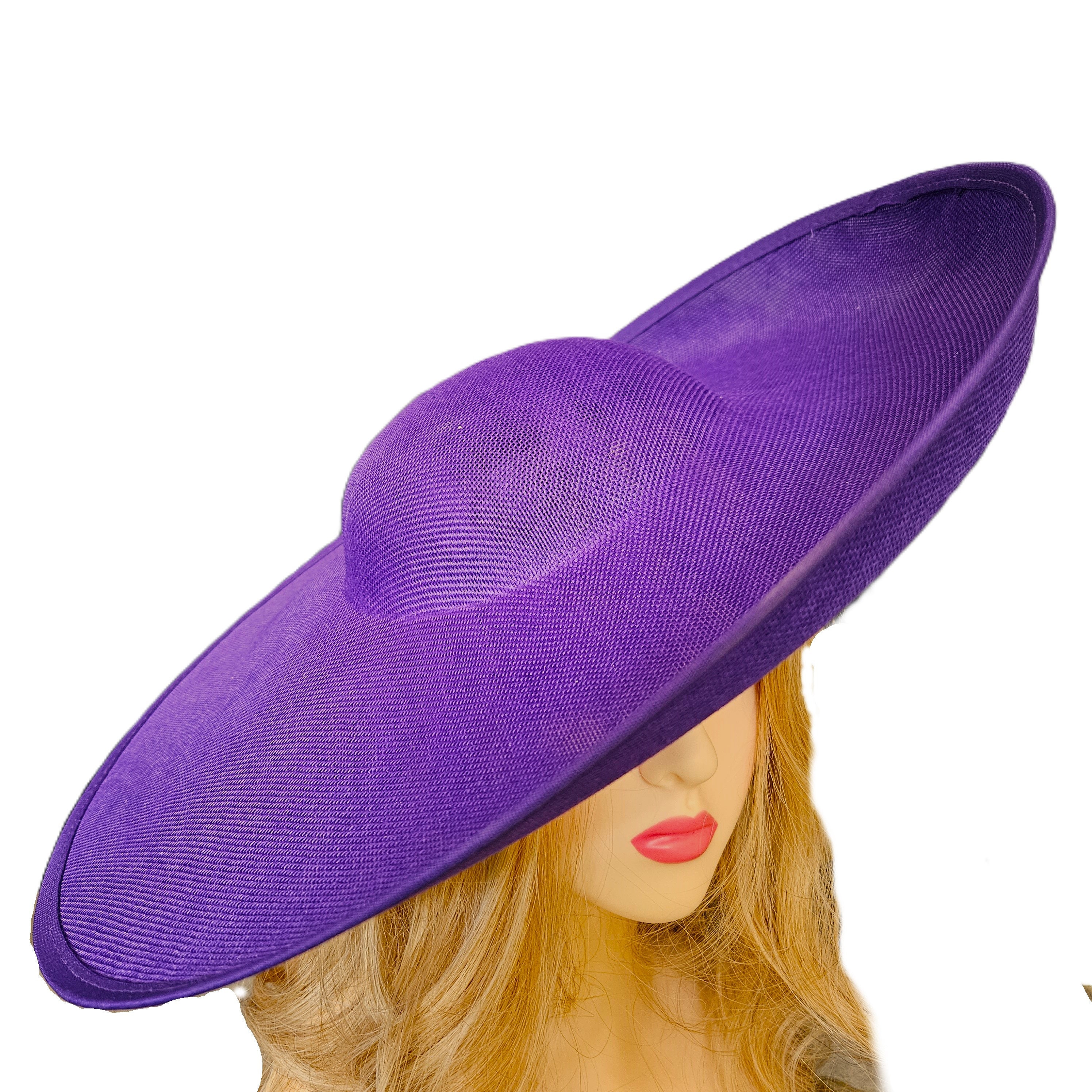 6 COLOURS Extra Large Fascinator BASE Navy Ascot Base Wedding Hat Base ...