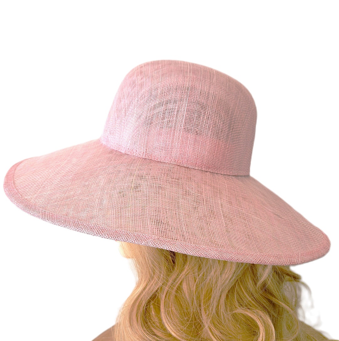 6 COLOURS Formal Hat Pink Royal Ascot Statement Ladies Day Wedding Hat ...