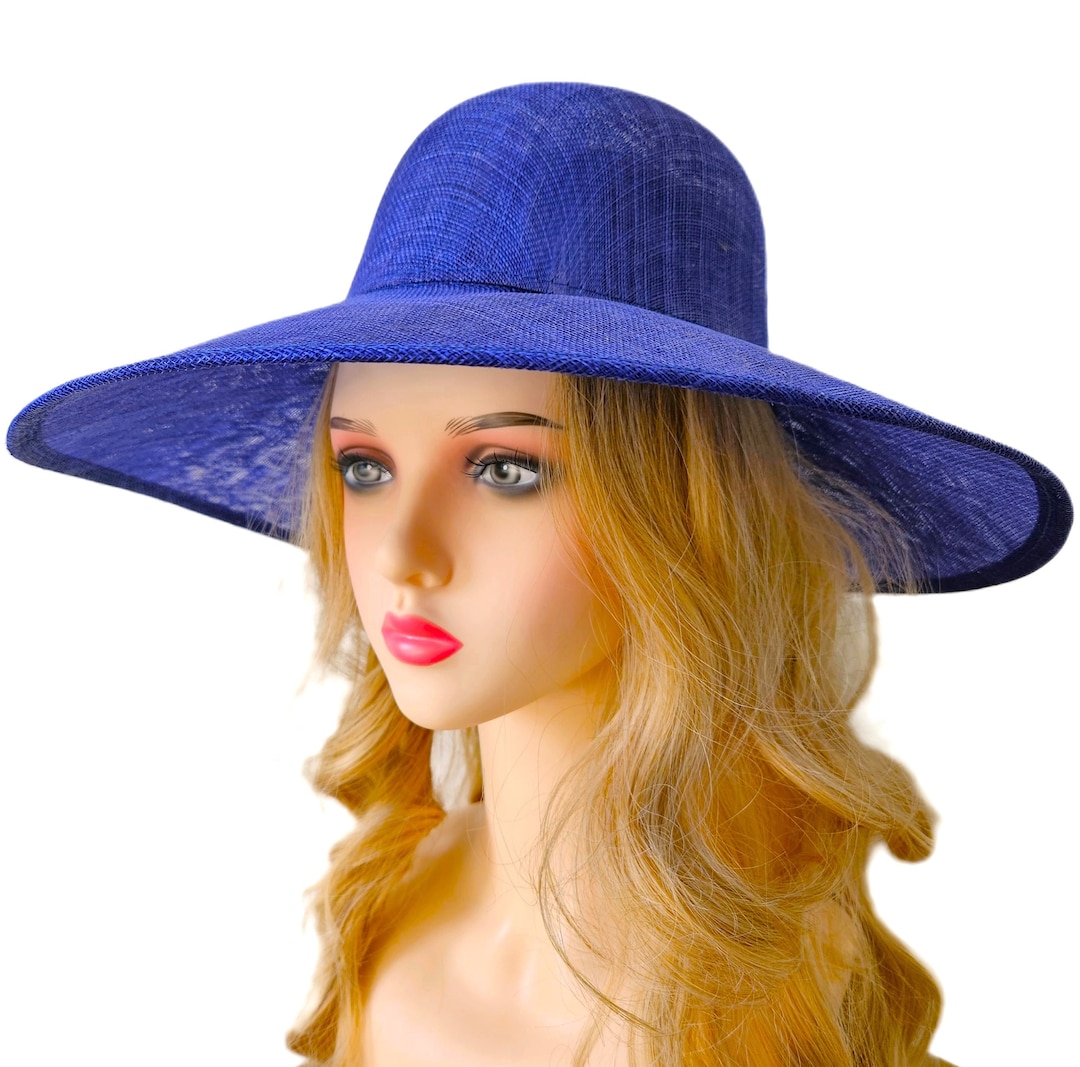 6 COLOURS Royal Blue Hat Royal Ascot Statement Hat Ladies Day Wedding ...
