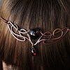 Elven Diadem Forehead Jewelry Elvish Circlet Amethyst Jewelry - Etsy