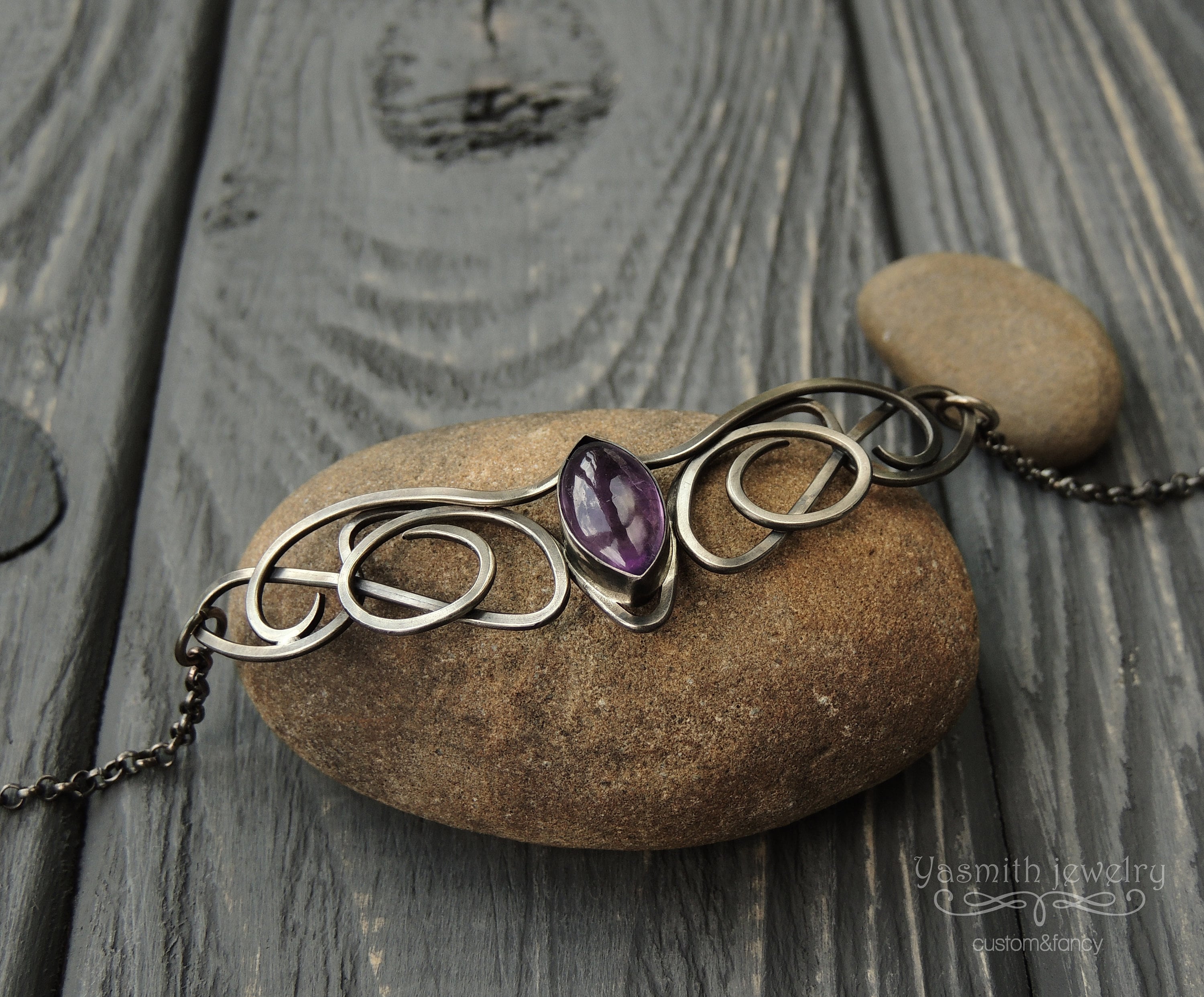 Elven Diadem Forehead Jewelry Elvish Circlet Amethyst Jewelry - Etsy