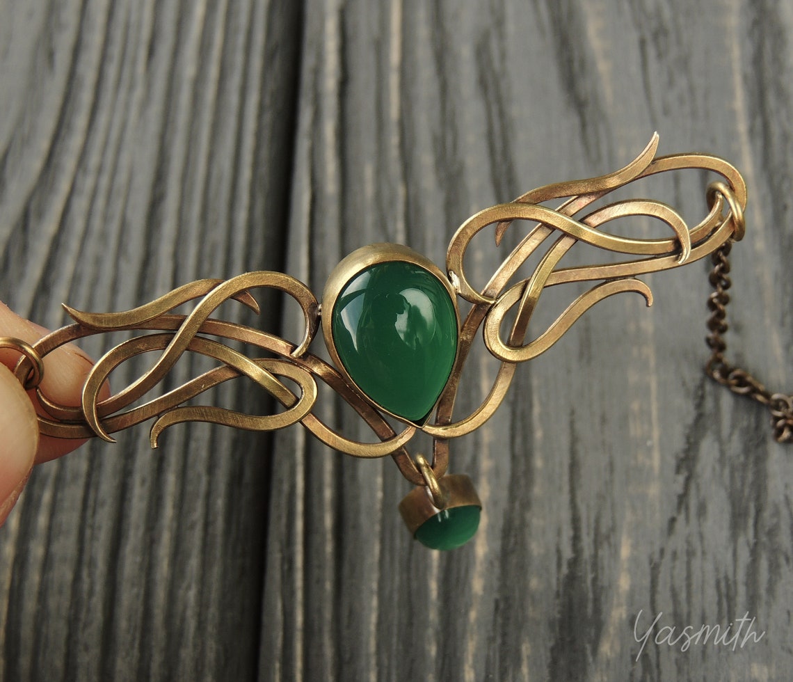 Elven Necklace Celtic pendant Elvish jewelry Elven gifts Women | Etsy