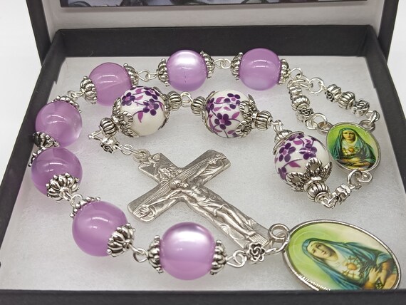 Our Lady of Sorrows Dolor Servite Prayer Beads Pocket Dolor | Etsy