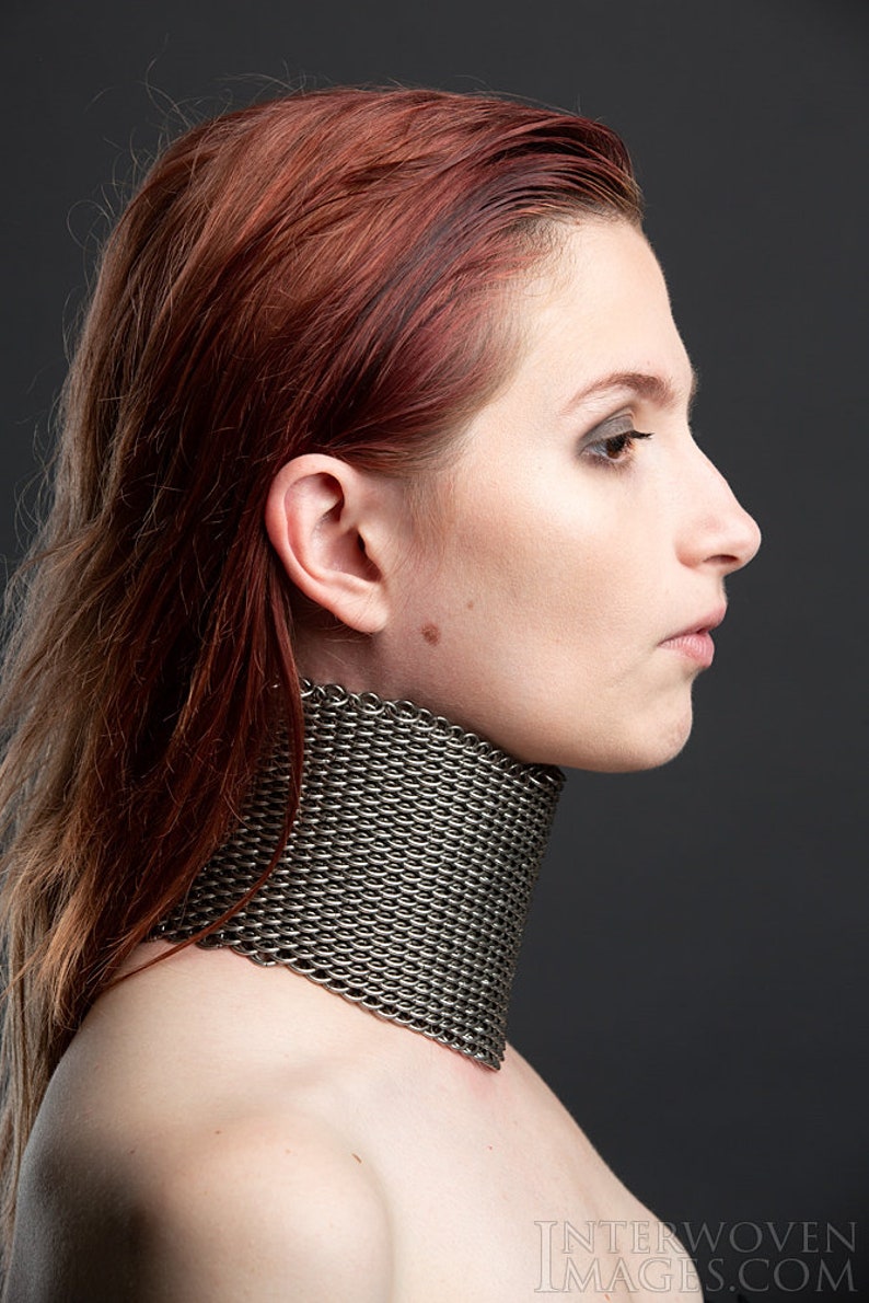 Chainmaille Posture Collar 4 - Etsy