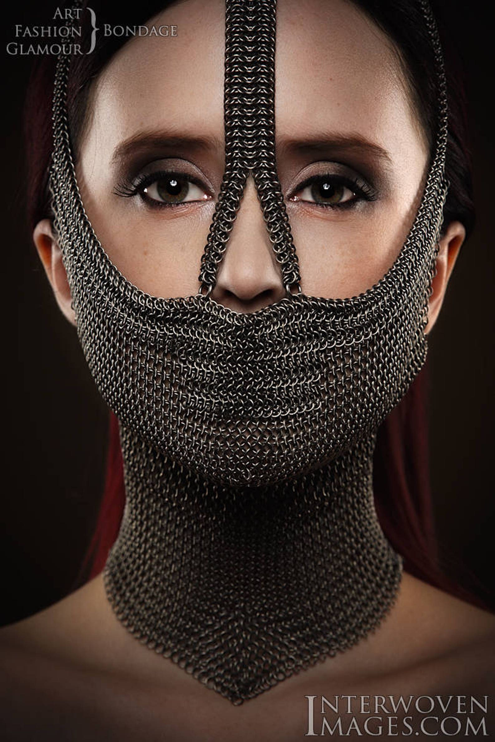 Chainmaille BDSM Muzzle & Collar - Etsy