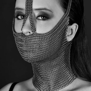 Chainmaille BDSM Muzzle & Collar - Etsy