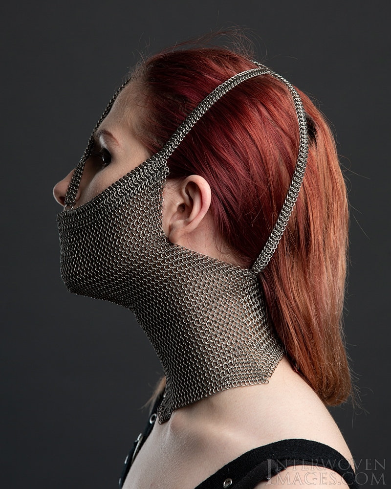 Chainmaille BDSM Muzzle & Collar - Etsy UK
