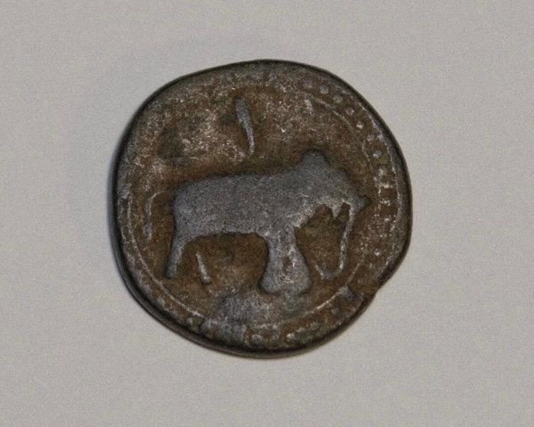 RARE 1795 India Coin Elephant Mysore India 1 One Paisa Over 200 Years ...