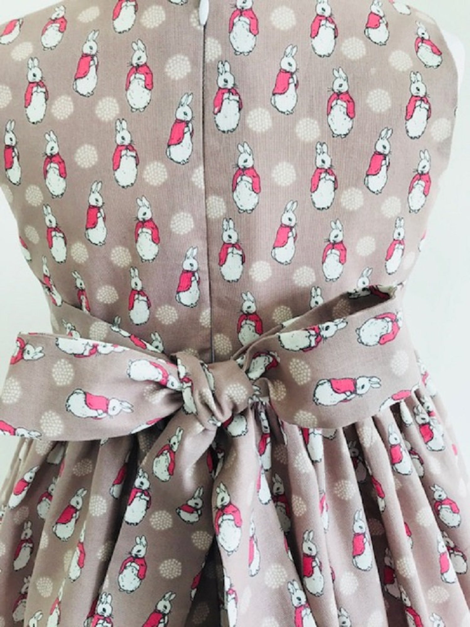 Eve LAST ONE Age 4 Peter Rabbit Pink Coat Fabric Girls - Etsy